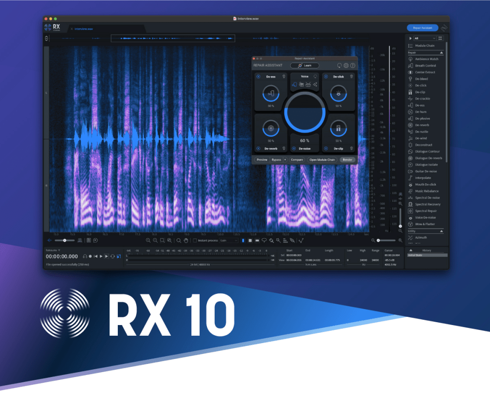 RX10——高清晰音频的智能解决方案_iZotope_Plug-in_De-Hum