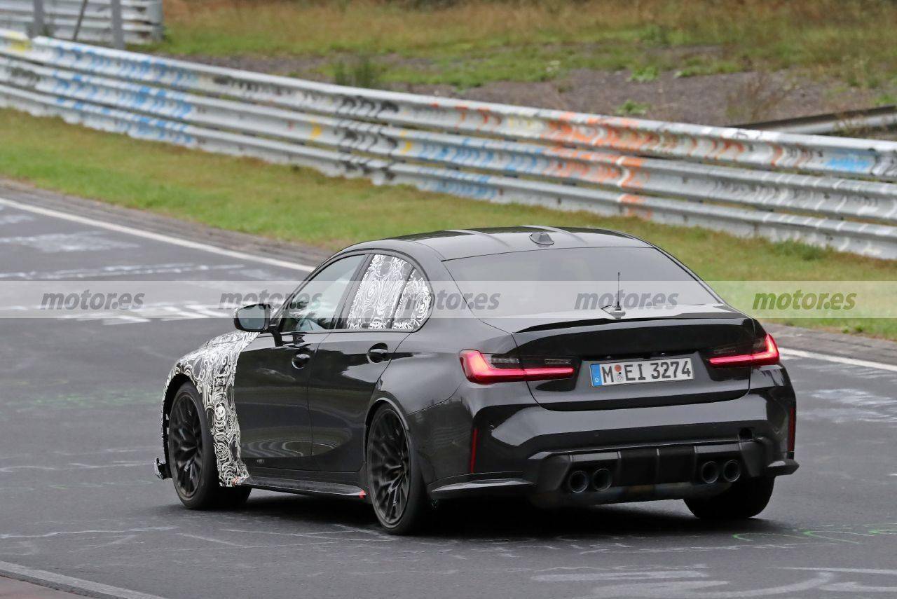 将于年底亮相 BMW新款M3 CS赛道测试谍照曝光_搜狐汽车_搜狐网