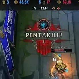 S12入围赛：Upset卡莉丝塔斩获S12首个五杀，FNC实力碾压CHF_比赛_主动_盲僧