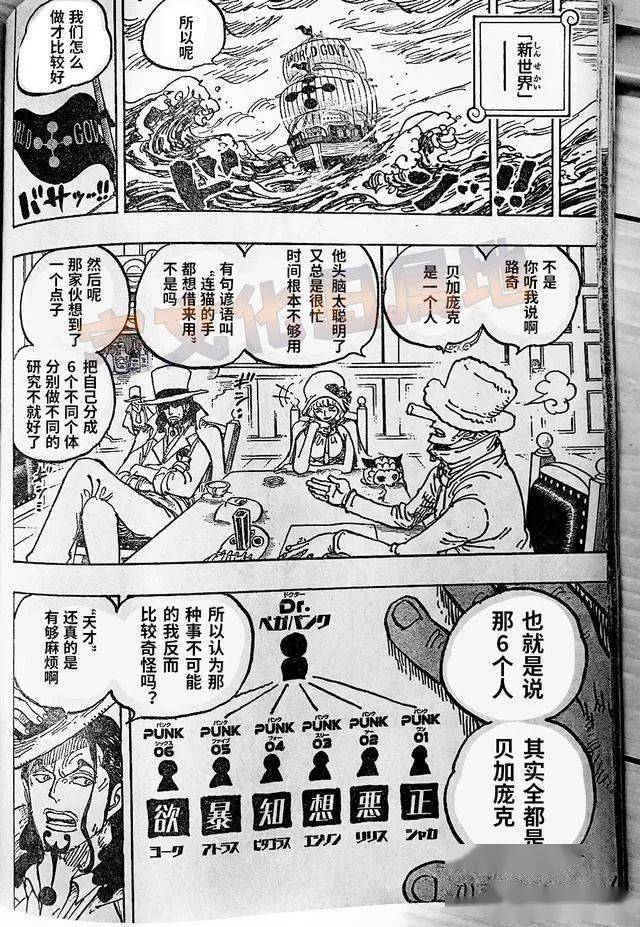 【汉化尝鲜版】海贼王漫画第1062话：草帽一伙在科学之国的冒险 漫画 海贼王 草帽
