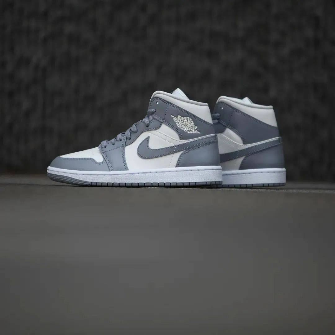 WMNS Air Jordan 1 Mid "Grey Sail"｜XH55限量发售」_garden_kefu_gz