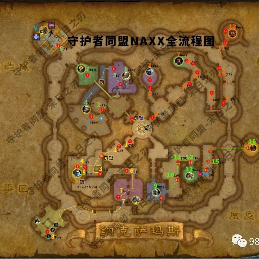 魔兽世界怀旧服：Naxx速通攻略，包含WLK版本所有战斗细节_治疗_蜘蛛_Boss