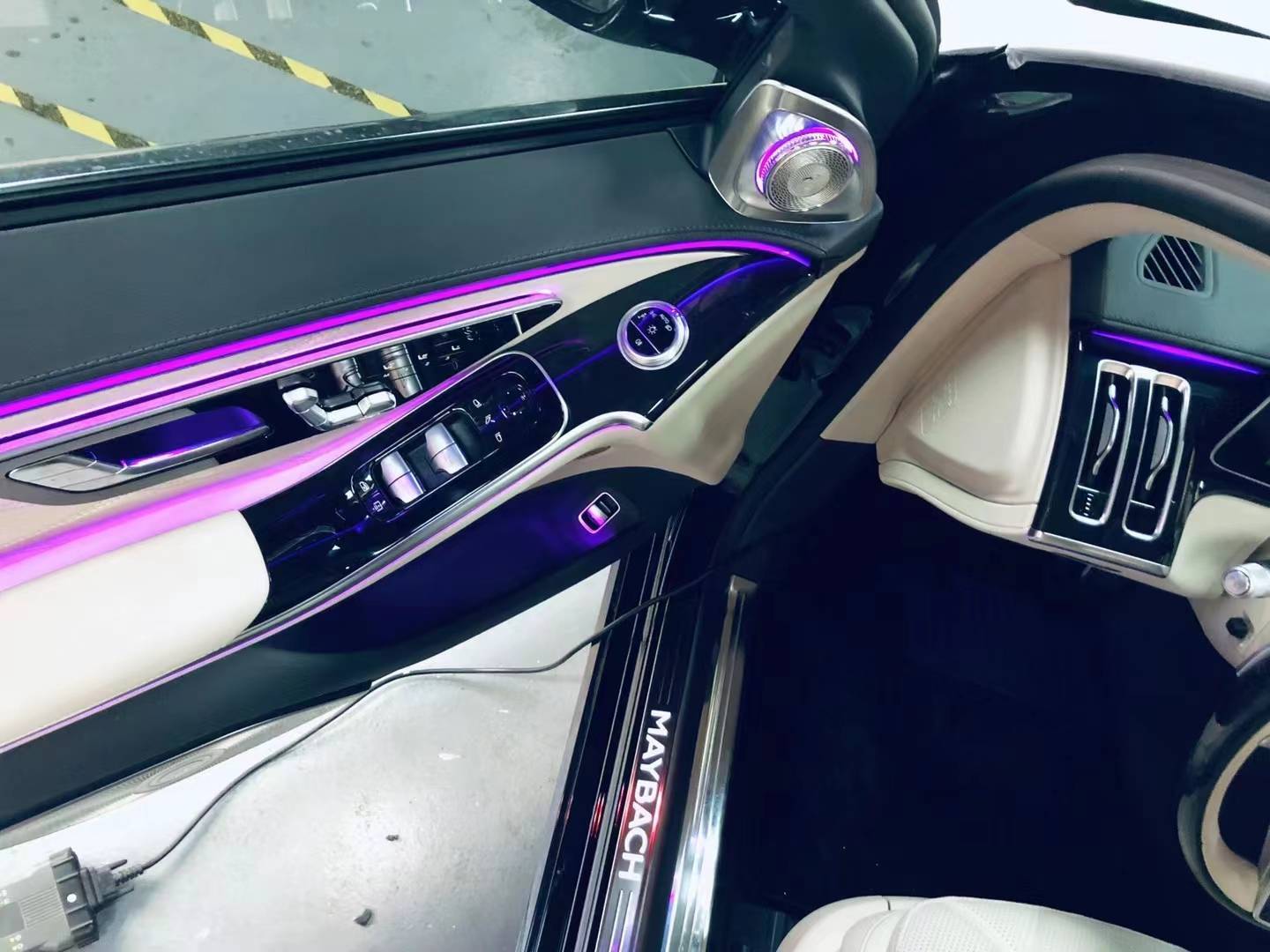 22款迈巴赫S480升级原厂主动式氛围灯+4D旋转高音_搜狐汽车_搜狐网