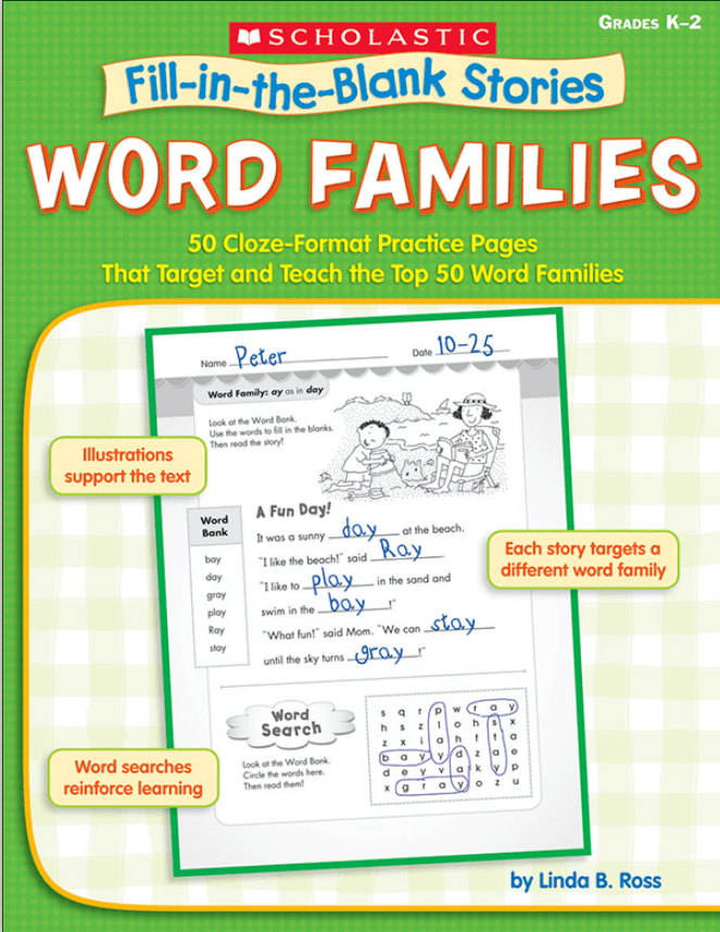 图书推荐丨Word Families Grades K-2_Grades_图书_Word