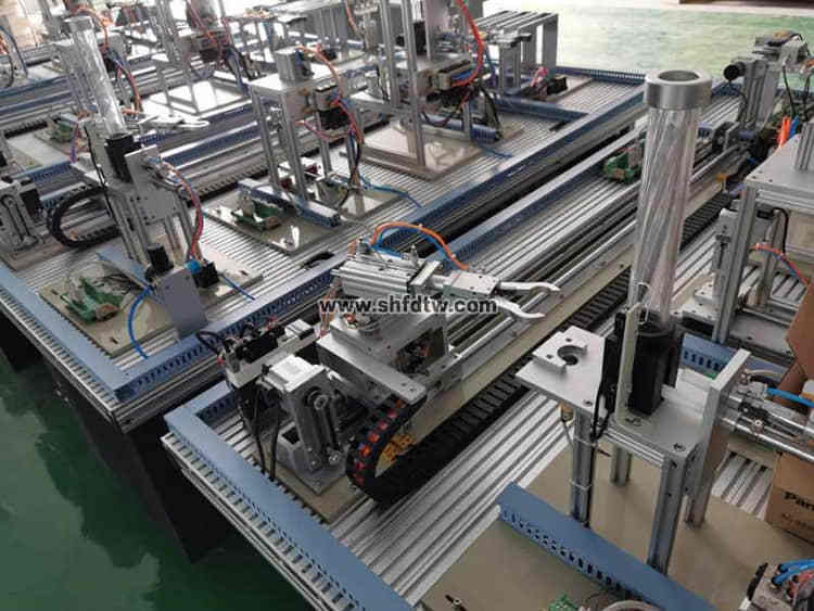 自动生产线拆装与调试实训装置_工件_装配_传感器