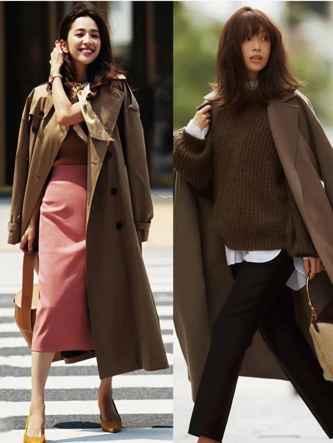 棕色搭配这17个颜色最好看，浓郁复古味绝美_look_绿色_氛围