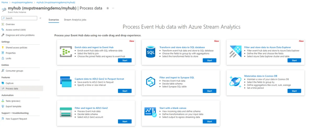 微软正式发布 Stream Analytics 无代码编辑器_数据_作业_Azure