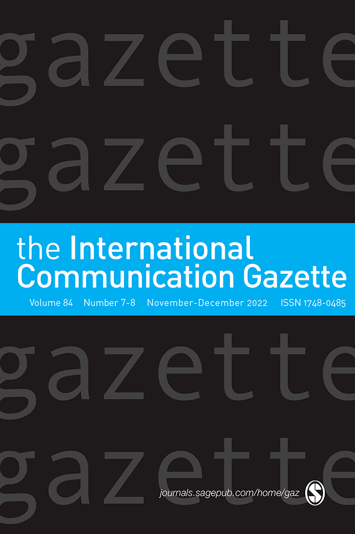 【出版】International Communication Gazette：2022年第7-8期_信箱_cn