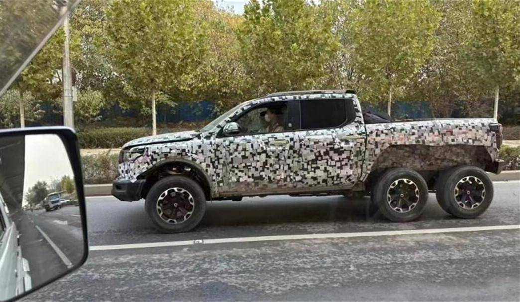 长城6X6皮卡谍照曝光，搭载3.0T V6动力，越野性能进一步提升_搜狐汽车_搜狐网