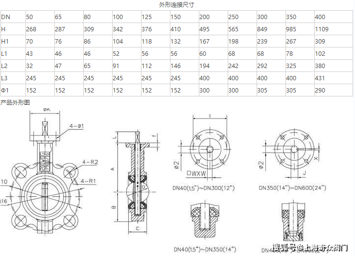 不锈钢对夹式蝶阀D371F-10P_阀门_密封_结构