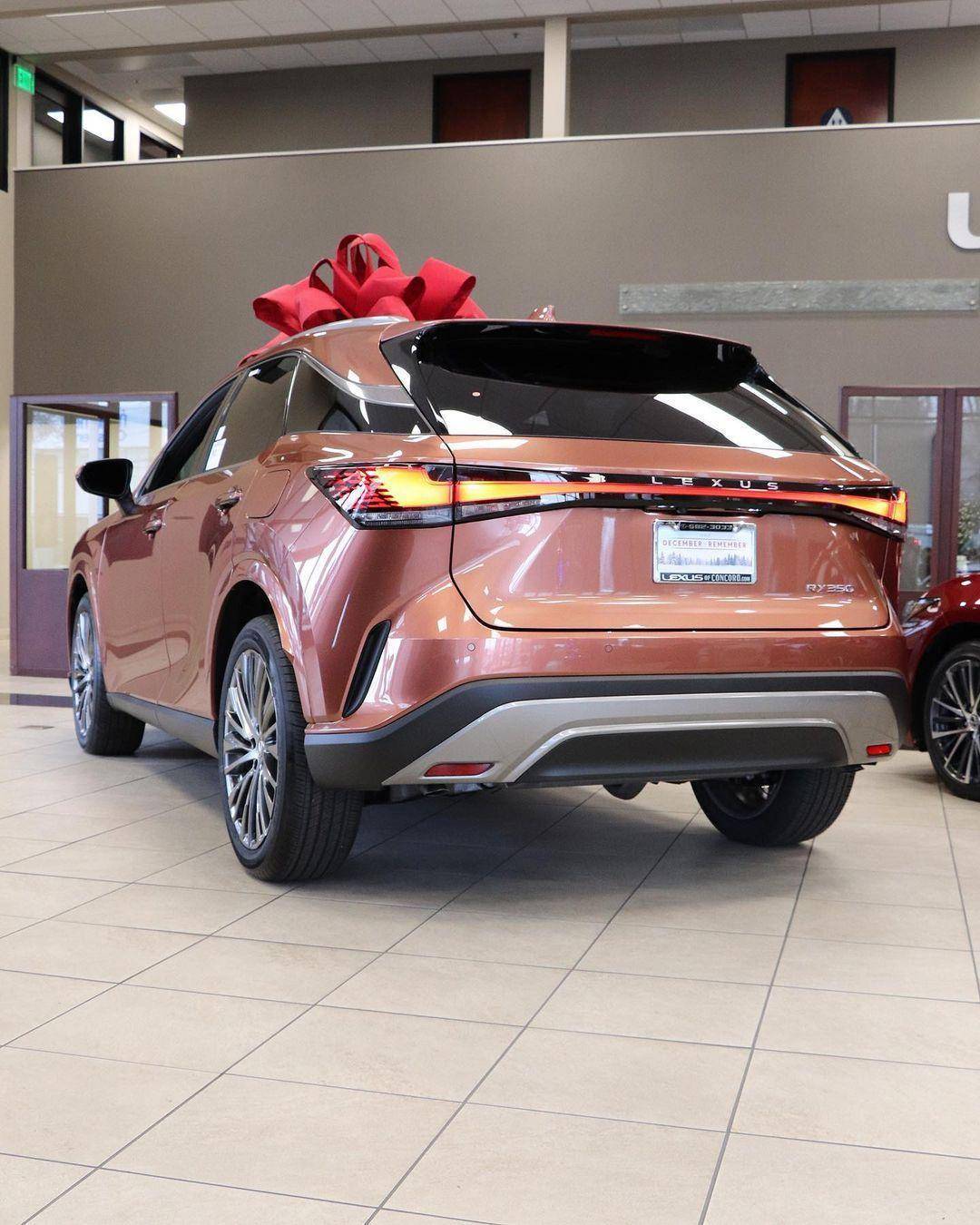 雷克萨斯RX“圣诞版”亮相，橘色金属漆面+2.4T，时尚元素爆棚_搜狐汽车_搜狐网