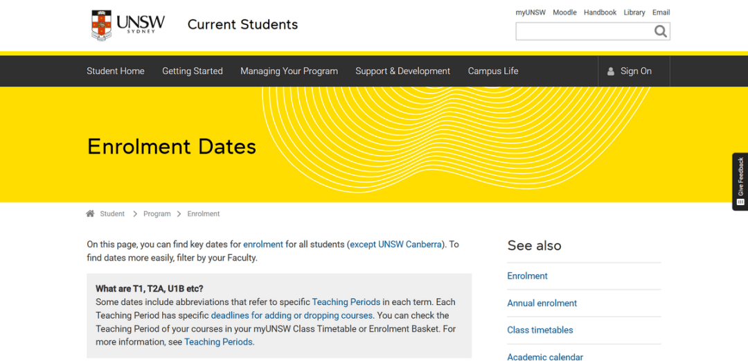 新南威尔士大学新生必看！UNSW注册enrol流程解析！_课程_每学期_Course