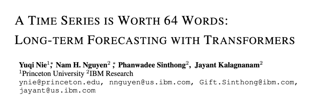 ICLR 2023 | PatchTST: 基于Transformer的长时间序列预测_patch_token_DLinear