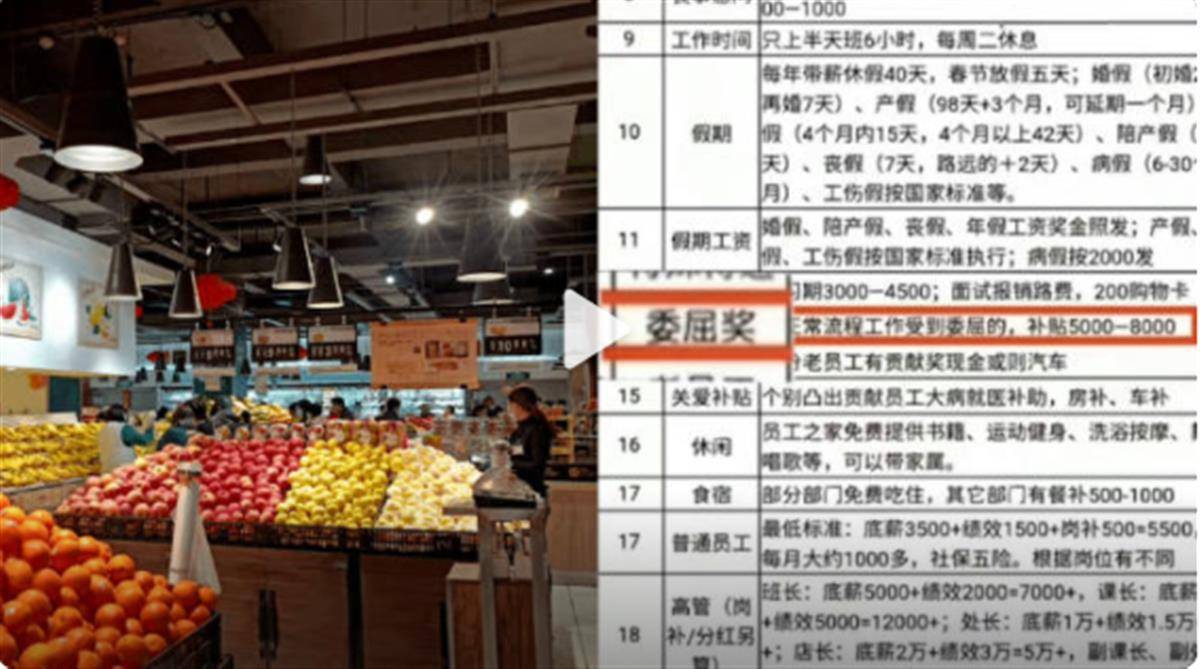 胖东来给员工设立高额委屈奖,别只看到 钻空子”工作网友企业