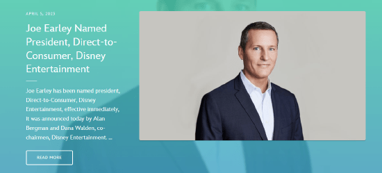 Hulu总裁在迪士尼获晋升 将主抓Disney+流媒体业务_Earley_广告主_娱乐