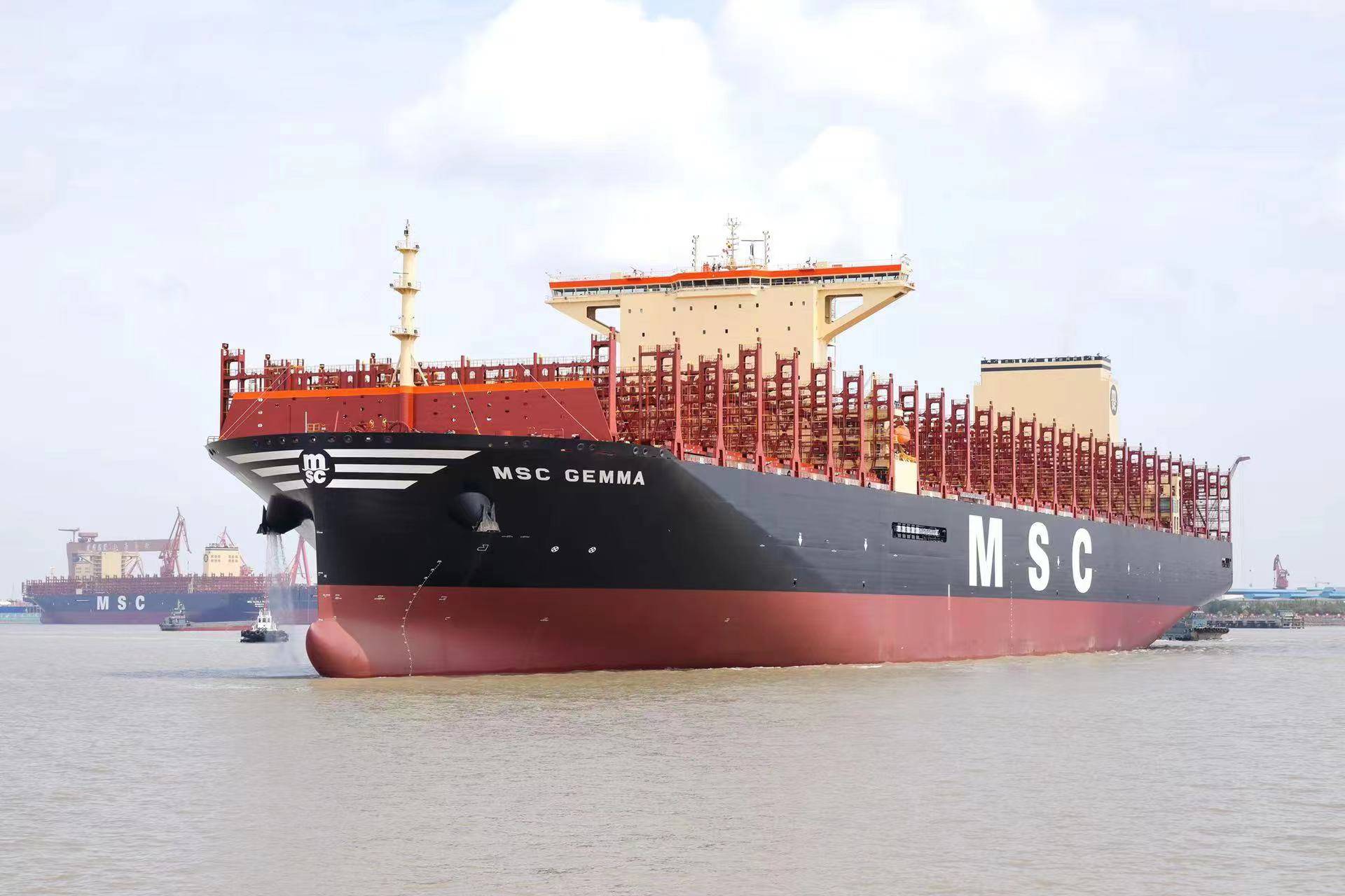 中国船舶沪东中华75天累计交付3艘全球最大级别24116TEU集装箱船_吉玛_标准箱_节能