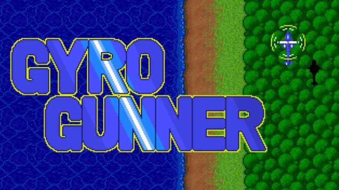 复古俯视角游戏《Gyro Gunner》将登Switch 不设道具硬派射击_玩家_操作_机关炮