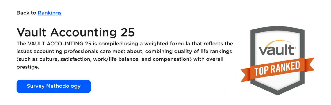 2024年度Vault会计师事务所排名出炉！四大“三缺一”？_招聘_人才_包括