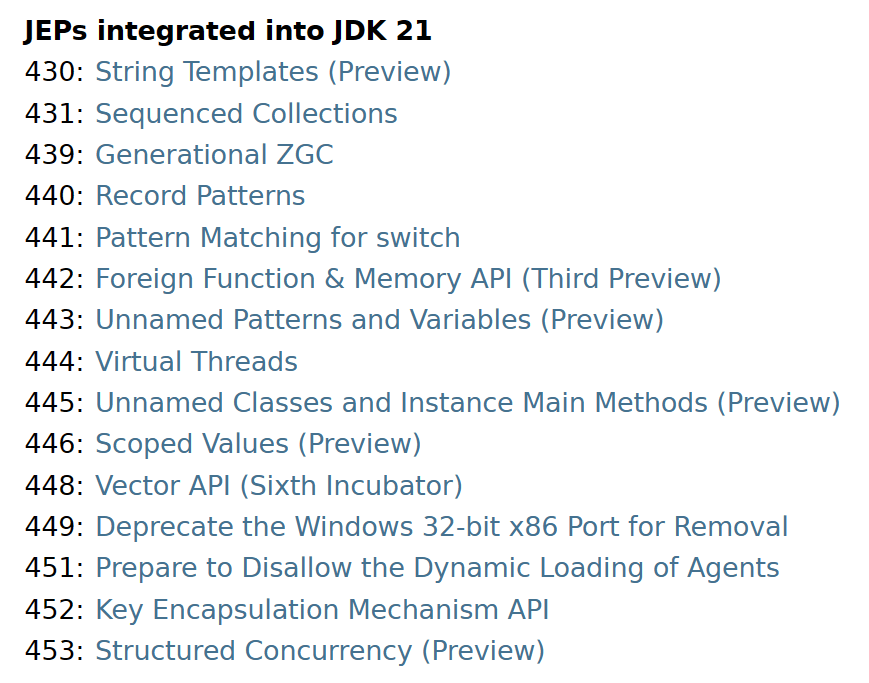 JDK 21 要来了：已从主线分叉，将成为下一个 LTS 版本！_Java_https_官方