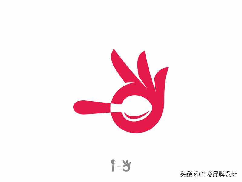 品牌行业符号乍现 刀叉元素创意logo大全_属性_视觉_特点