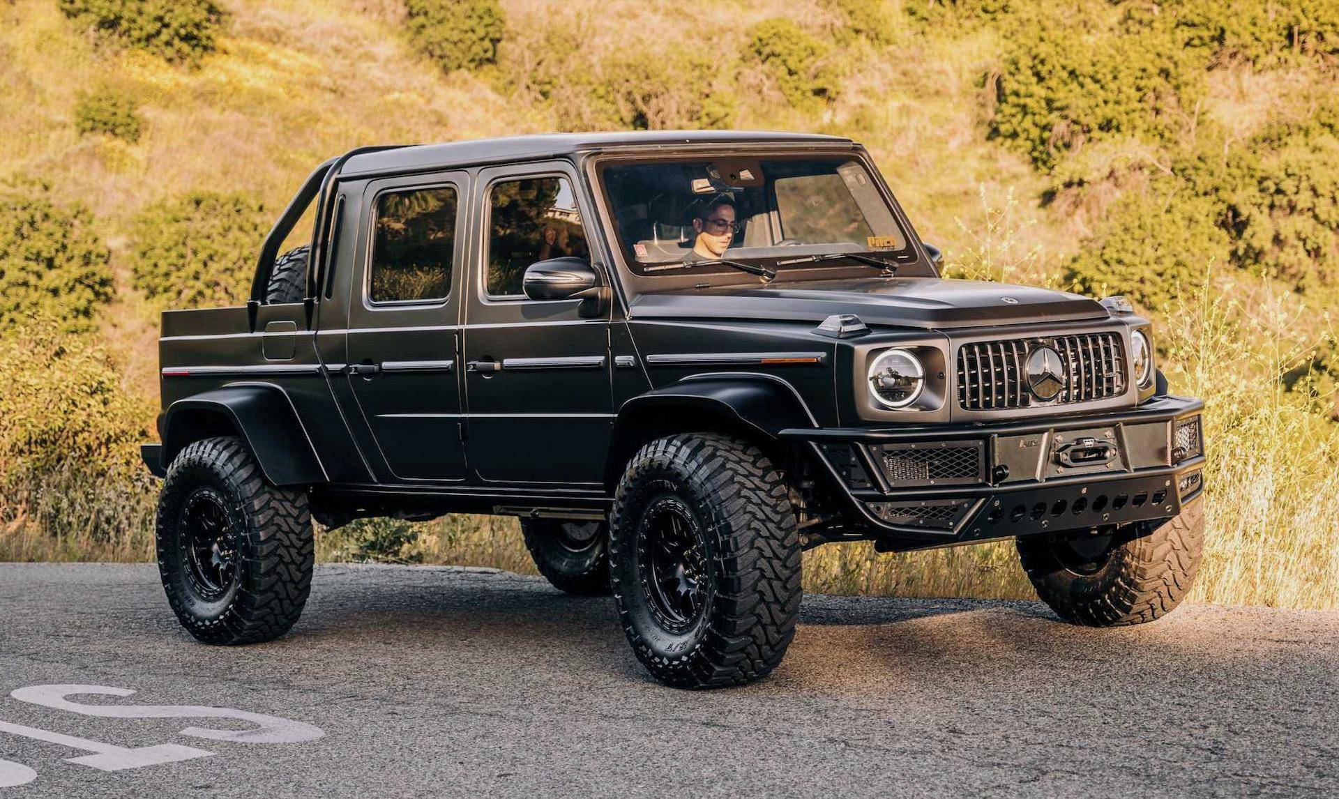 大G切了改皮卡，奔驰G63 AMG切割车身爆改车架，小作坊攒大皮卡_搜狐汽车_搜狐网