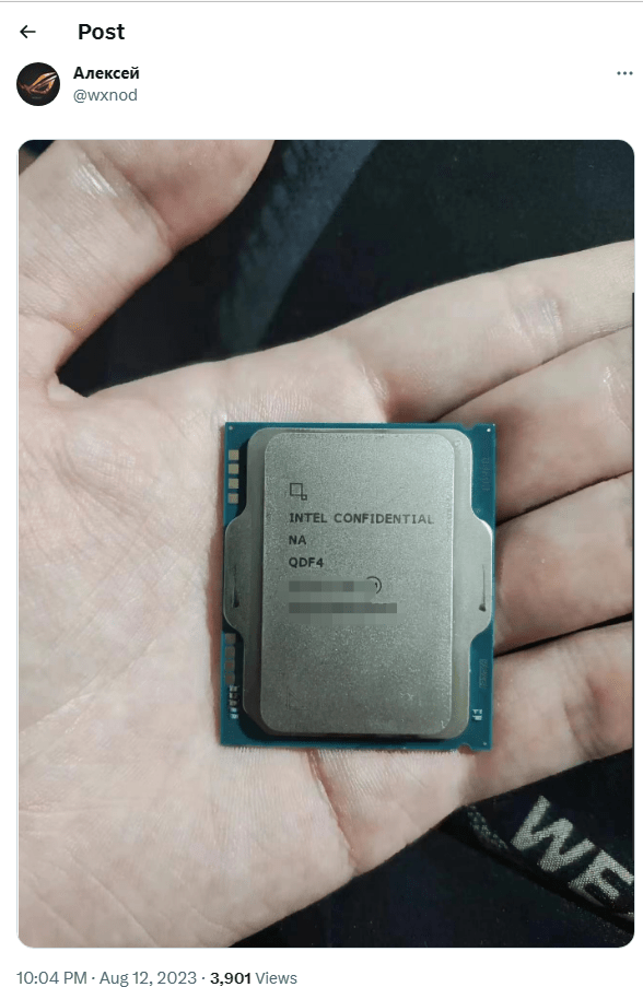 据称是英特尔 Meteor Lake-S“LGA 1851”的 CPU 实物曝光_核心_Cove_Raptor