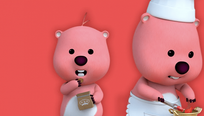 这个“粉东西”Loopy露比火了，所有品牌都想蹭她的流量_动画片_Pororo_汉堡