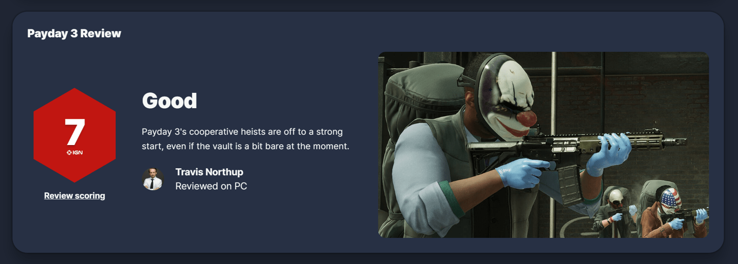 《收获日 3》游戏评分解禁：IGN 7 分，有所进步但内容略显不足_工作_故事_Steam