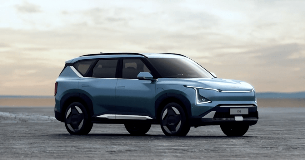 起亚纯电SUV EV5细节曝光，预售15.98万起_搜狐汽车_搜狐网