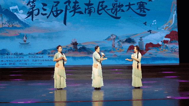 第三届陕南民歌大赛决赛在镇巴剧院举行舞台音乐观众