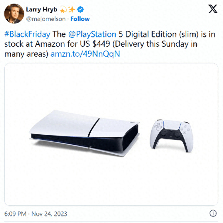 Major Nelson推特发布PS5促销信息被怒喷“叛徒”_Xbox_Larry_活动