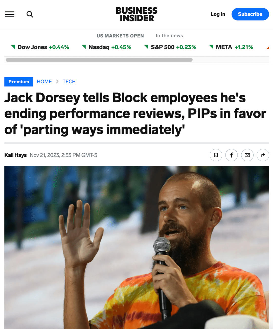 取消PIP，实行“立刻走人”制度！这家科技公司太狠了_员工_Block_Dorsey