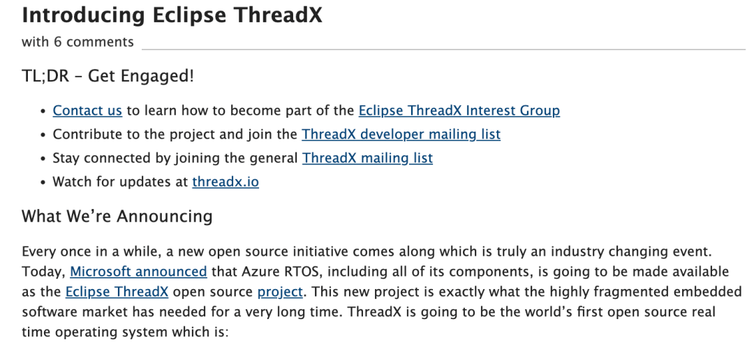 全球首款开源实时操作系统！开发了 20 多年、部署在超 120 亿台设备上的 ThreadX 正式开源_运行_Azure_Logic