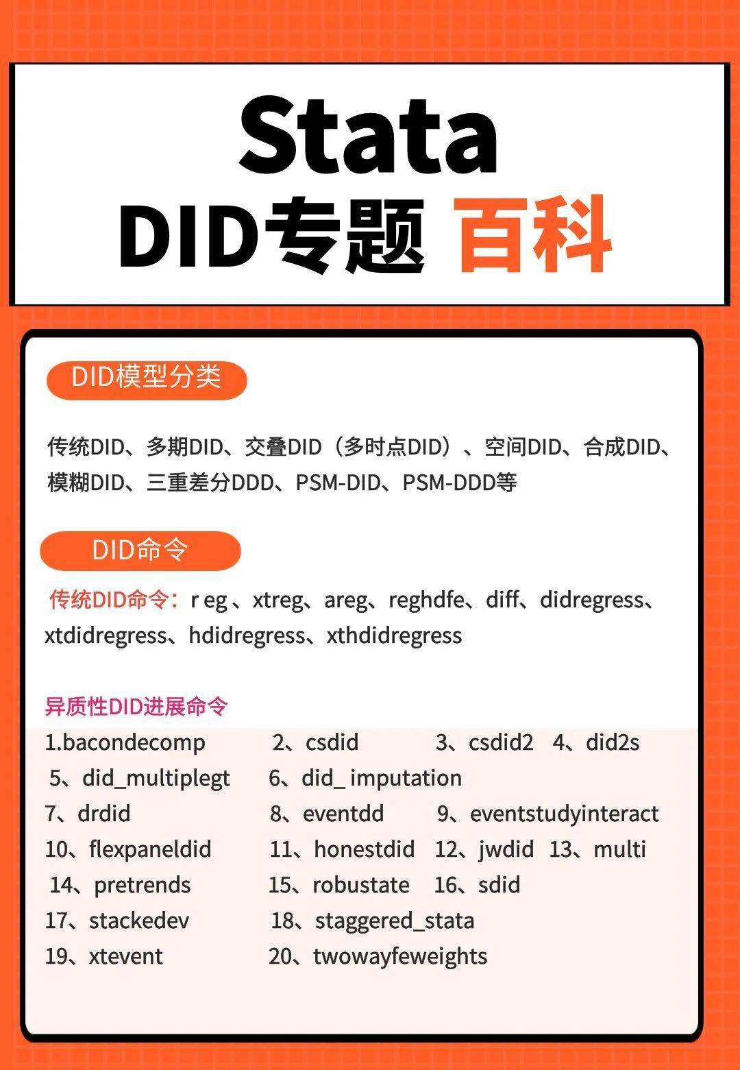 DID模型大全:传统DID、DDD、交叠DID、队列/连续/模糊DID、SDID、空间DID等_处理_时间_差分